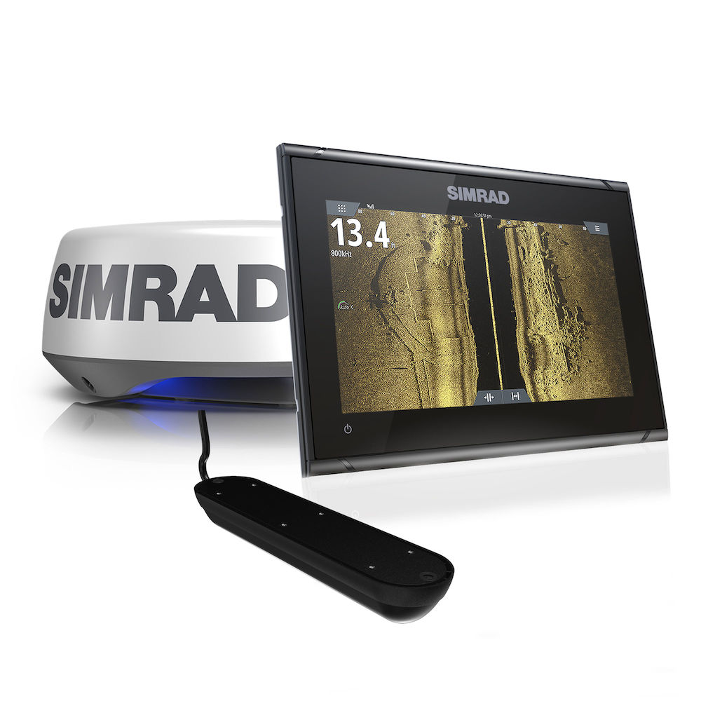 GO9 XSE with HALO20+ radar, Active Imaging 3-in-1 Transducer & C-MAP ...
